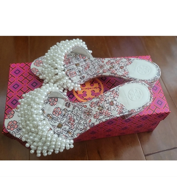 Tory Burch | Shoes | Tory Burch New Tatiana 45mm Satin Hicks Garden ...